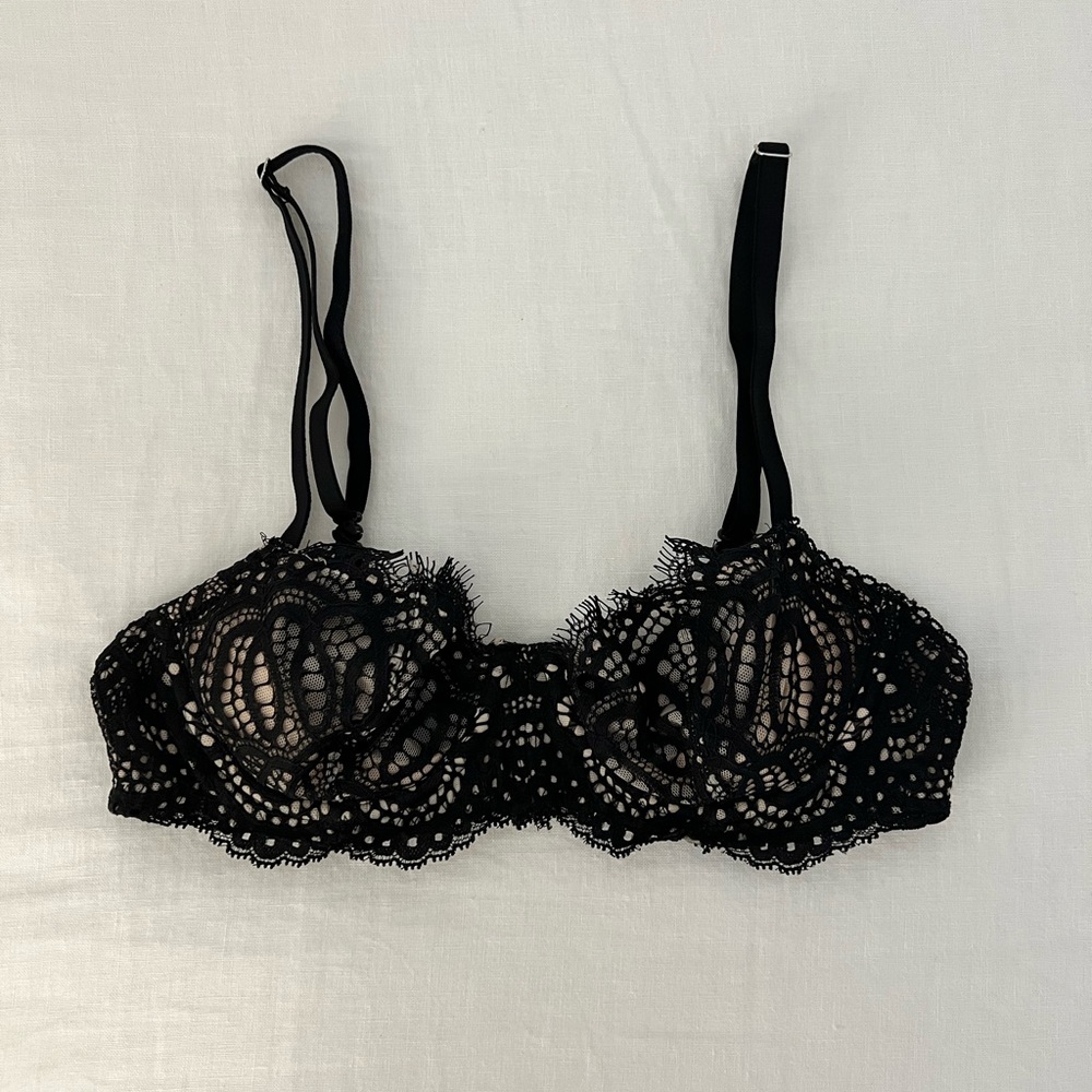 Victoria’s Secret Wicked Unlined Lace Balconette Bra … - Gem